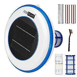 VIVOHOME Solar Pool Ionizer Chlorine-Free Sun Shock & Water Purifier Automatic Pool Cleaner Up to 35,000 Gal