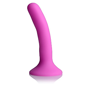 Strap U Pink Silicone Strap-On Dildo, Small