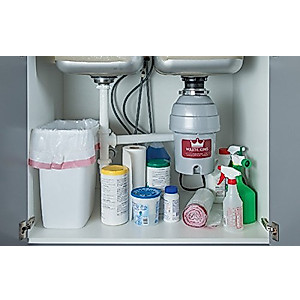 Waste King 1 HP Garbage Disposal with Power Cord, Food Waste Disposer for Kitchen Sink, L-8000