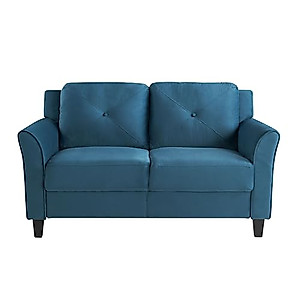 Lifestyle Solutions Harrington Loveseat, Blue