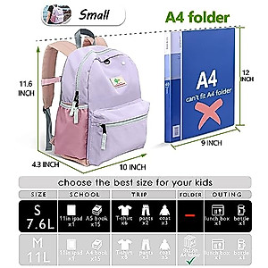Preschool Toddler Backpack For Boys Girls, Toddler School Mini Backpack For School & Travel, Small Kids Child Backpacks, Preschool Kindergarten Elementary Toddler bag, 11" H, For Kids 2-4, Small