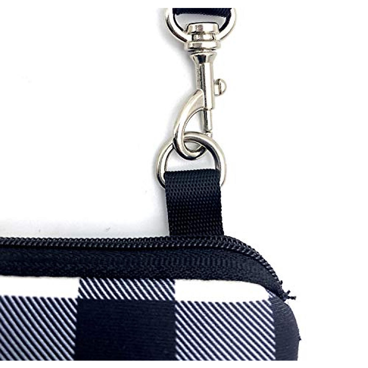 Wanty Cell Phone Bag, Small Crossbody Bag, Cell Phone Purse Smartphone Wallet with Shoulder Strap for Women (White Lattice)