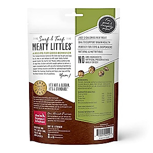 The Honest Kitchen Surf & Turf Meaty Littles: Chicken & Salmon Recipe, 4 oz Bag