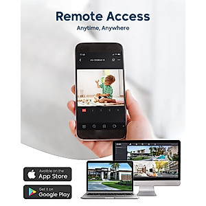 4K 8CH POE NVR, HITOSINO 8MP OEM NVR Compatible for HITOSINO IP Cameras for 24/7 Recording, H.265+, iVMS4200,1 SATA Up to 8TB(No HDD)