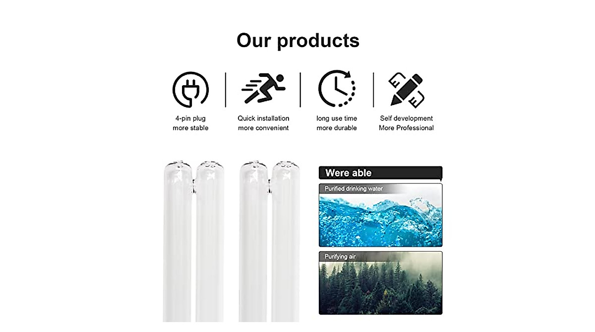 Buy Two 36W 2G11 UV Bulb Lamp for JEBAO