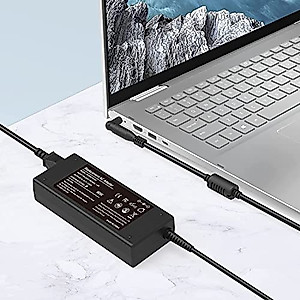 90W Universal Laptop Charger ETL Replacement for Dell HP Acer Asus Lenovo IBM Toshiba Samsung Sony Fujitsu Gateway Notebook Ultrabook Chromebook 15V 16V 18.5V 19V 19.5V 20V AC Adapter Power Supply