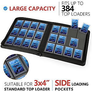 900 cards Football Card Binder Sleeves for Trading Cards,Football 3 Ring Card Binder Hold Up to 900 Cards,Trading Card Collector Album Fit for TCG Yugioh card and Sports Cards.(football card binder)