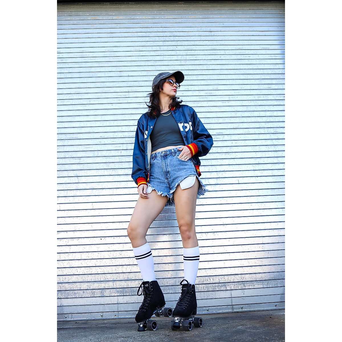 Lenexa Shadow Quad Rink Roller Skates for Indoor/Outdoor | Stylish and Comfortable Quad Skates for Women, Men, Boys and Girls - Unisex | Men's 11, Ladies' 12