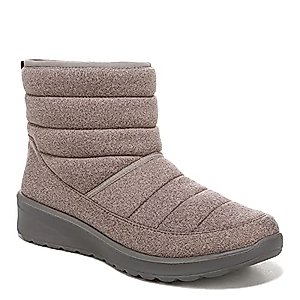 BZees Women's Glacier Ankle Boot, Taupe, 8 Wide