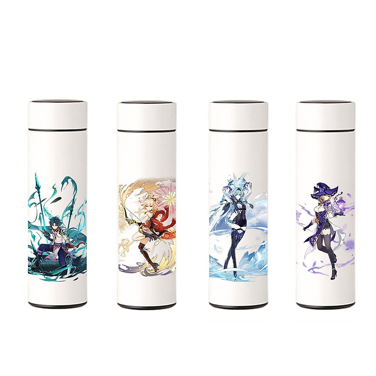 Xingqiu Barbara Thermos Cup Genshin Impact Insulated Beverage Bottle Campus Style Students Sports Water Bottles