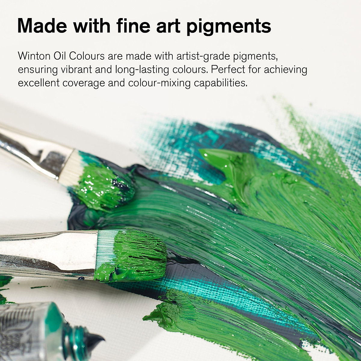 Winsor & Newton Winton Oil Color Paint Set, 10 x 12ml (0.4-oz) Tubes