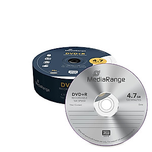 MEDIARANGE MR404 DVD+R 4.7GB 16x (25) Cake Box Once writable