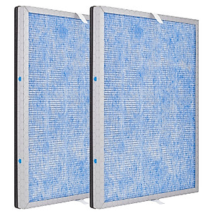 Hichoryer【Upgraded】MSA3 Air Purifier Replacement Filter,Compatible with Membrane Solutions Air Purifier MSA3 & MSA3S, 3-in-1 H13 True HEPA Filter with Odaller Pure Technology, 2 Pack