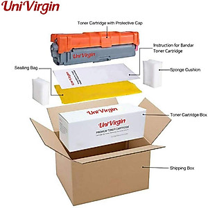 Compatible TN760 Black Toner (With Chip) Replacement for Brother TN760 TN730 Toner Cartridge fits for Brother HL-L2350DW HL-L2370DW HL-L2390DW HL-L2395DW DCP-L2550DW MFC-L2710DW Printers -1 x Black