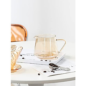 Pour Over Coffee Maker Set with Glass Dripper, 600ml 20oz V60 Coffee Server Pot, 50 Paper Filter and Spoon, Gift Kit for Coffee Lover