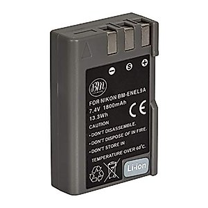 BM Premium EN-EL9, EN-EL9A Battery for Nikon D5000, D3000, D60, D40x & D40 Digital SLR Camera