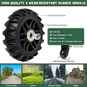 SELORSS 2-in-1 Foldable Hand Truck Utility Cart, Portable Grocery Shopping Cart with Wheels and Removable Waterproof Bag, Collapsible Lightweight Large Capacity for Supermarket, Laundry, Camping