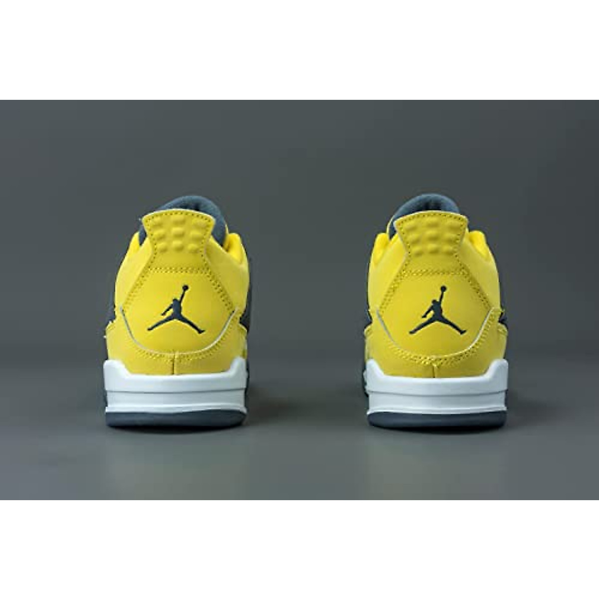 Nike Little Kid Jordan 4 Retro Lightning Tour Yellow/Dark Blue Grey (BQ7669 700) - 12.5 Multicolor 12.5 Little Kid