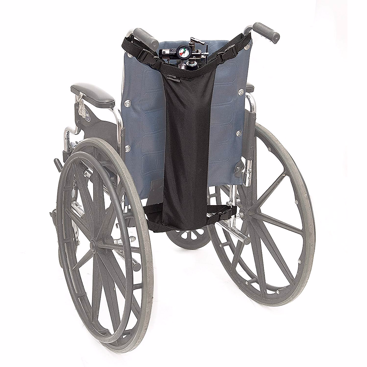 MHKGIOA Xygen Cylinder Bag - Oxygen Backpack Holder for Wheelchair & Walker - Portable Oxygen Tank Bag for D and E Cylinders Bottle
