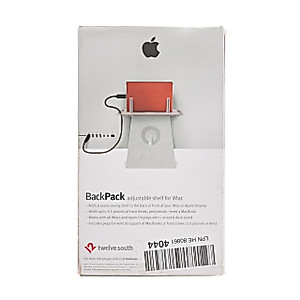 Twelve South Backpack for iMac and Apple Displays | Hidden Storage Shelf for Hard Drives and Accessories (Silver)