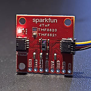 SparkFun Qwiic dToF Imager - TMF8820-5000mm Detection Range - Direct time-of-Flight Sensor - Single Modular Package with an associated VCSEL - Based on Single Photon Avalanche Photodiode