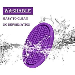 SINGARO Car Cup Coaster, 4PCS Universal Non-Slip Cup Holders Embedded in Ornaments Coaster, Car Interior Accessories, Purple