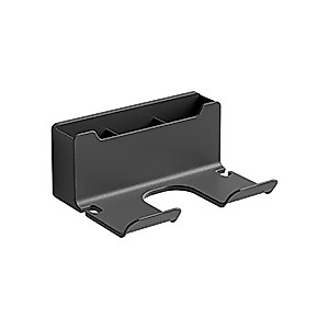 Qiopertar Wall-Mounted Hair Dryer Holder for Bathroom,Hair Styling Tool Organizer That Saves Space and Holds Hairdryer, and Curling Wand Home