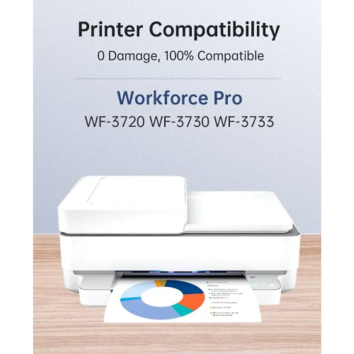 T702XL 702XL Ink Cartridges Remanufactured Ink Cartridges for Epson 702XL 702 T702 T702XL Ink Cartridges Replacement Compatible for Epson Workforce Pro WF-3720 WF-3730 WF-3733 WF3720 - 4 Pack / BCMY