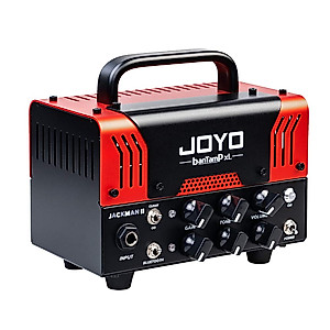 JOYO Jackman II BanTamp XL Series Mini Amp Head 20 Watt Preamp 2 Channel Hybrid Tube Guitar Amplifier with Bluetooth (Red)