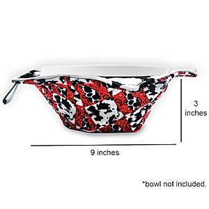 Cow Print Kitchen Microwave Bowl Holders 2 Pack for Hot Food Set of Bowl Potholders Soup Bowl Cozy Bowl Hot Pads Hot Bowl Holder Multipurpose Hot Heat Proof Plate Holder Pot Holders for Bowls