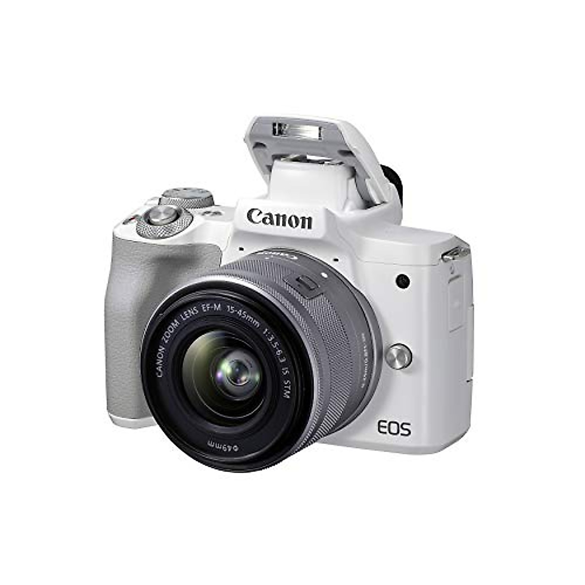 Canon EOS M50 Mark II + EF-M 15-45mm is STM Kit White