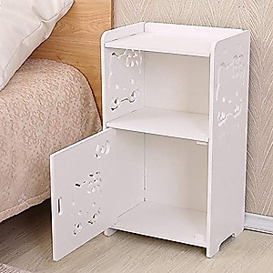 WALNUTA Bedroom Furniture Bedside Table Modern Storage Small Cabinet Assembly nightstand Bedroom Storage Bedside Cabinet