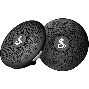 Cobra ACT120B Chat Tag Curve Wearable Walkie Talkies for Adults - Push to Talk, Rechargeable, Up to 12-Mile Two Way Radio Set (2 Pack)