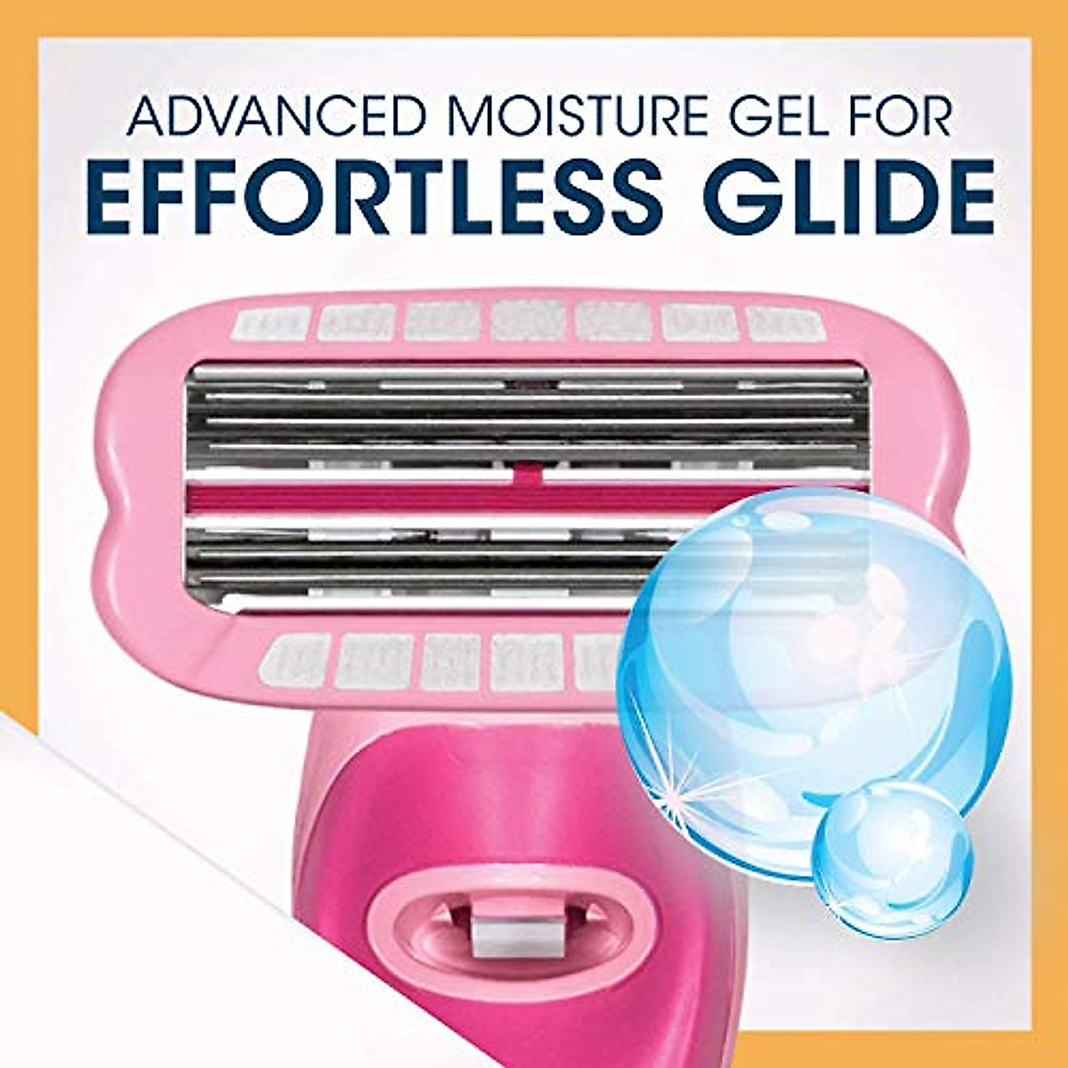 Schick Intuition F.a.b. Razor for Women with 1 Handle and 3 Razor Blade Refills