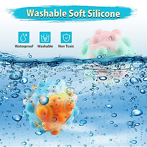 3PCS Pop Stress Balls Fidget Toy, 3D Ball Popping It Relieve Restless Toy, Anxiety Relief Fingertip Toy Stretchy Balls, Early Education Brain Development Toy, Hand Finger Exerciser