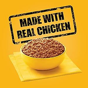 PEDIGREE CHOPPED GROUND DINNER Adult Canned Soft Wet Dog Food with Chicken, 22 oz. Cans 12 Pack