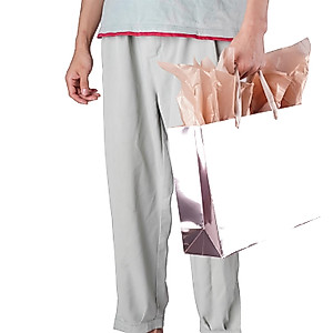 Lyforpyton Large Gift Bags with Tissue Paper 13"x4.3"x10.2" Rose Gold Gift Bags for Birthday, Wedding, Anniversaries