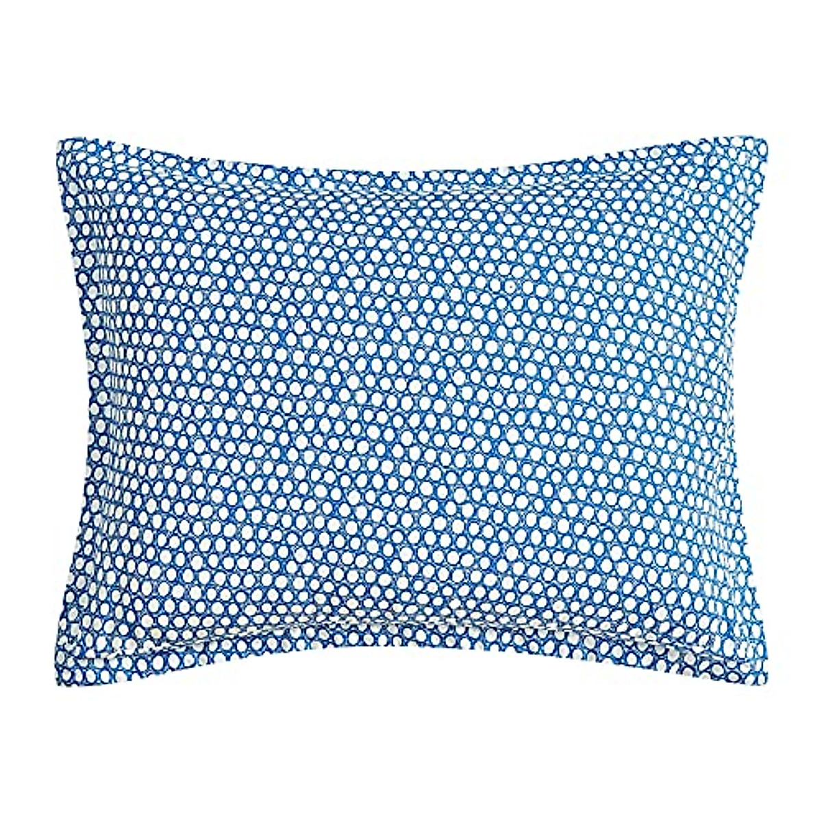 Poppy & Fritz - Queen Duvet Cover Set, Breathable Cotton Bedding with Matching Shams & Zipper Closure, All Season Home Decor (Brooke Blue, Queen)