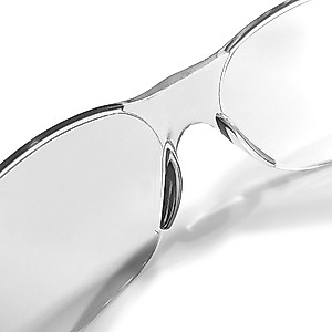 JORESTECH Eyewear Protective Safety Glasses, Polycarbonate Impact Resistant Lens Pack of 12 (Clear)