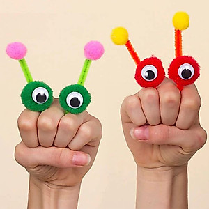 CCINEE 30mm Black Googly Wiggle Eyes 100PCS with Self-Adhesive for DIY Handmade Crafts Decorations