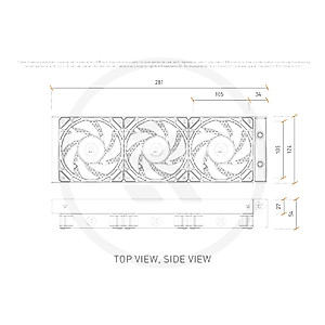 EKWB 360mm EK-Nucleus CR360 Lux D-RGB Intel/AMD CPU Liquid Cooler