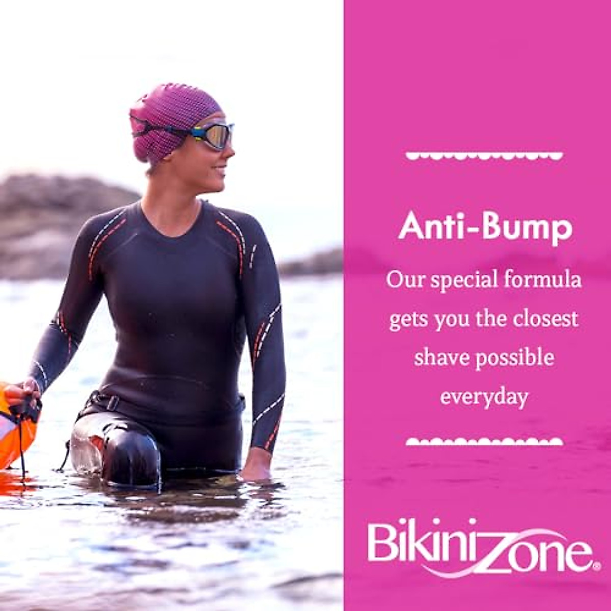 Bikini Zone Anti-Bump Shave Gel for Sensitive Areas, 6.5 Oz, 1 Pack
