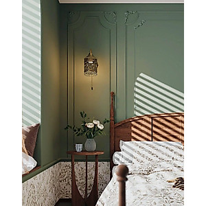 Dimoon 118''x17.7'' Green Peel and Stick Wallpaper Contact Paper Modern Self Adhesive Wall Paper Removable Renter Friendly Textured Solid Color Shelf Cabinet Vinyl Roll (118''x17.7'',Dark Green)