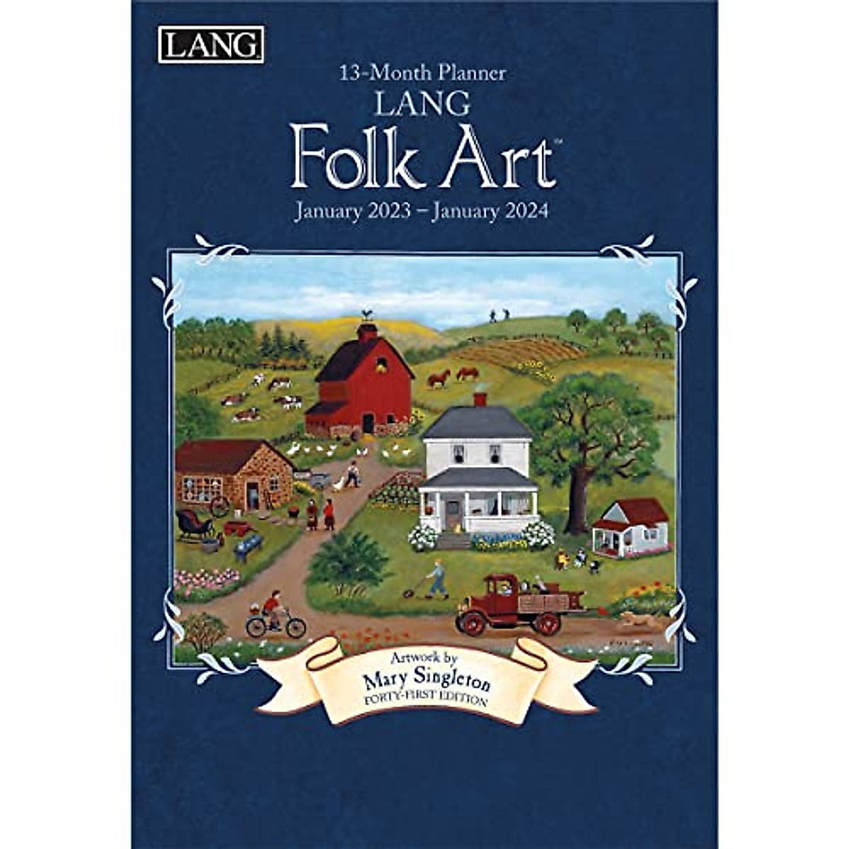 LANG LANG FOLK ART™ 2023 MONTHLY PLANNER (23991012099)