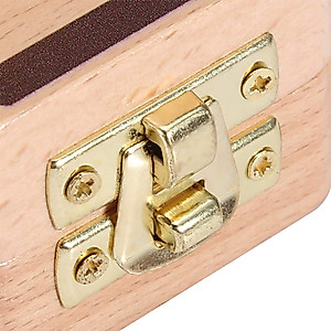 Yunnyp Wooden Simulation Camera Toy Tooth Storage Box,Baby Milk Teeth Hair Holders Preservation Box Collection Gift