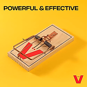 Victor M156-20 Metal Pedal Sustainably Sourced FSC Wood Snap Mouse Trap - 20 Traps