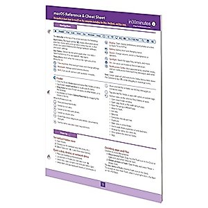 macOS Reference & Cheat Sheet: The unofficial cheat sheet for macOS on iMacs, MacBooks, and Mac computers (English Edition)