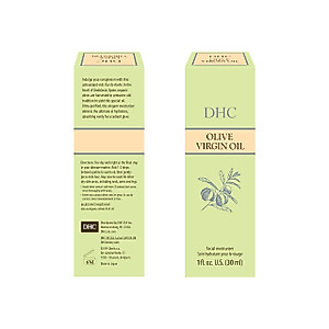 DHC Olive Virgin Oil Facial Moisturizer, Hydrating, Nourishing, Lightweight, Fragrance and Colorant Free, All Skin Types, 1 fl. oz.