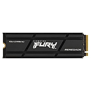 Kingston Fury Renegade 2TB PCIe Gen 4.0 NVMe M.2 Internal Gaming SSD with Heat Sink | PS5 Ready | Up to 7300MB/s | SFYRDK/2000G