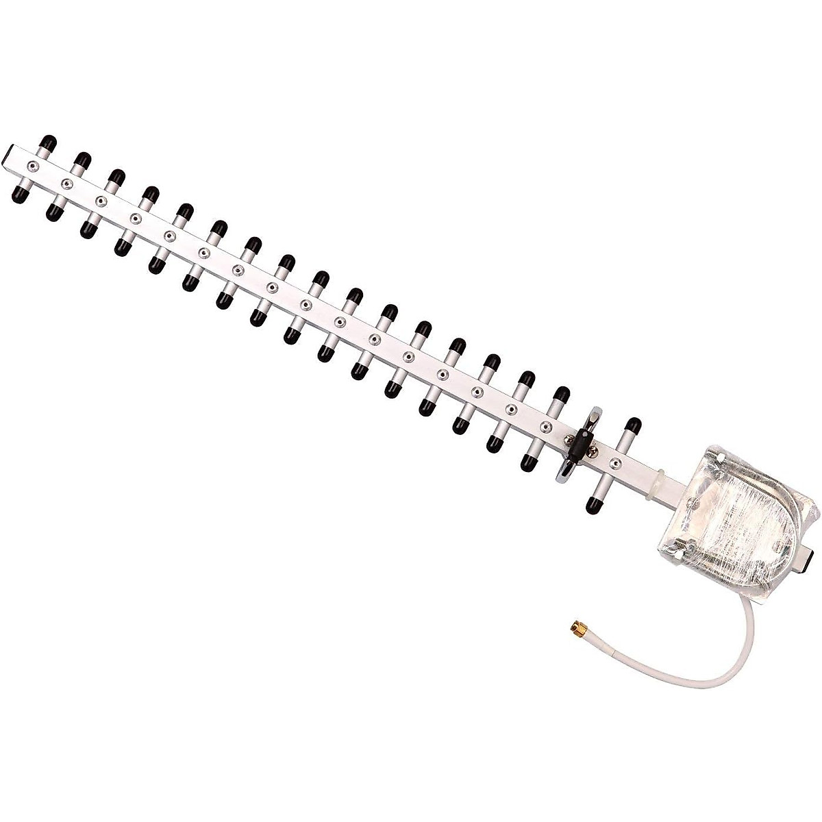 TECHTOO WiFi Antenna 2.4GHz 18dBi High Gain Yagi Directional Antenna Booster with RP-SMA Connector for Network Router/Reapter/USB Adapter/Extension Network PCI Card/Security Camera